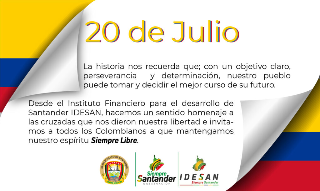 IDESAN | Conmemoramos el 20 de Julio